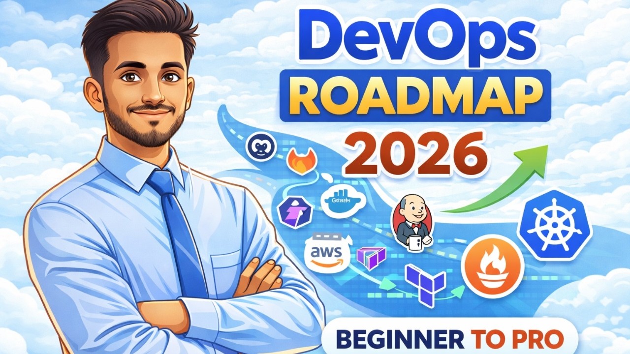 DevOps Roadmap 2026 | Zero to DevOps Engineer (Step-by-Step Guide)