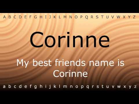 Here I will teach you how to pronounce 'Corinne' with Zira.mp4