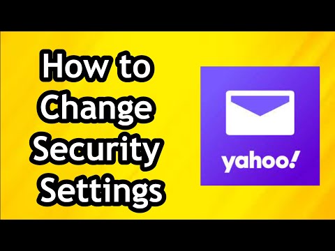 How to Change Security Settings on Yahoo Mail Account