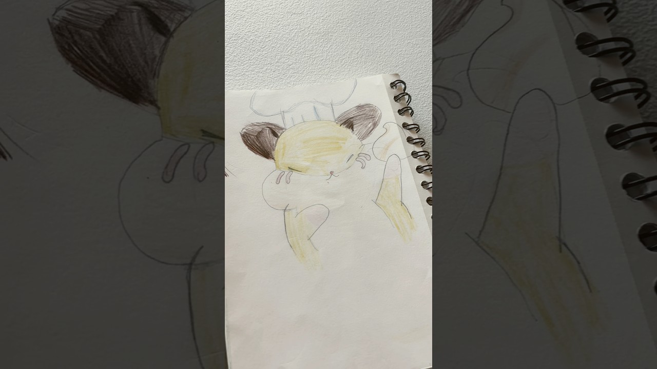 Redrawing my old drawing #hamster #art #drawing #cute #old #oldart