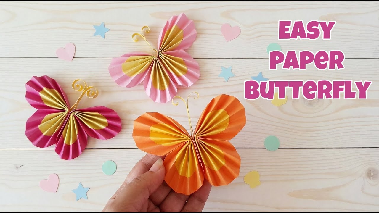Easy Paper Butterfly DIY | Beginner Friendly Craft | Fun Craft for Kids | Free Printable Template