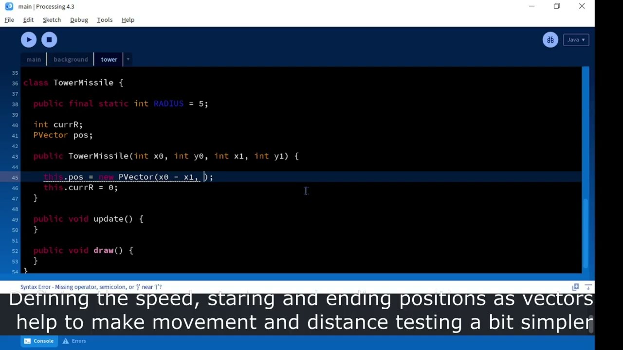 TAKING A BREAK FROM BREAKOUT : MISSILE COMMAND IN PROCESSING4