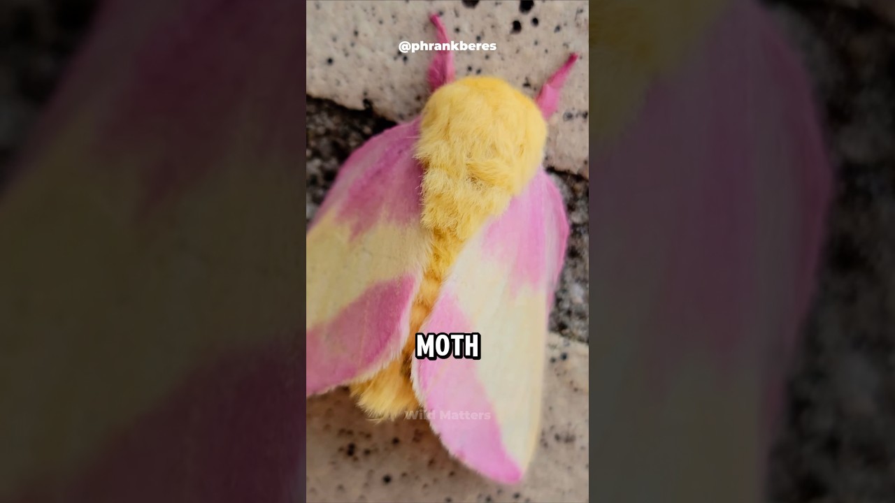 Rosy Maple Moth: The CUTEST Moth Ever ✨