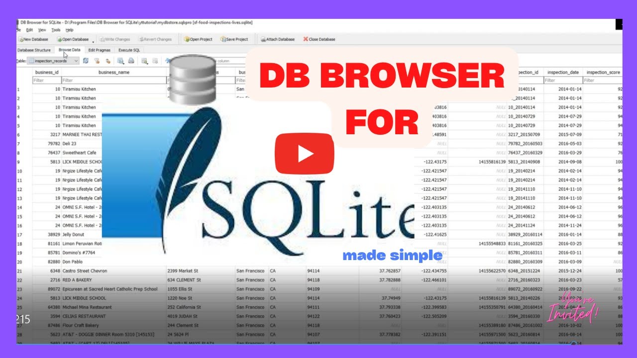 Membuat dan Membaca Database SQLite menggunakan DB Browser: Cara Menggunakan DB Browser 2022