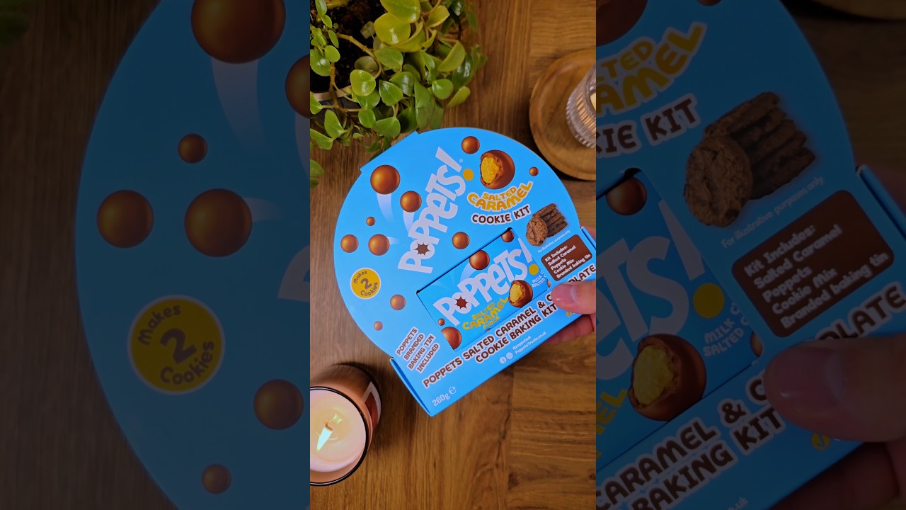 Trying out a giant cookie baking kit!