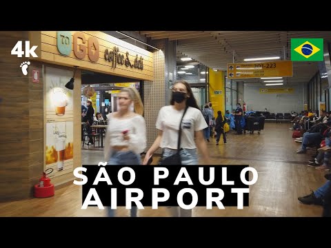[4K] Arriving and walking from the aircraft to the passenger terminal.Guarulhos Airport.São Paulo.🇧🇷