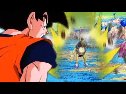 Son Goku Faces Gwimbly On Namek (Dragon Ball Z/Smiling Friends Edit)