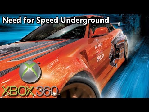 NFS Underground on Xbox 360 (RGH)