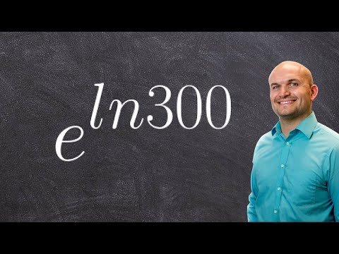How To Evaluate when e is Raised to the Power of a Natural Logarithm