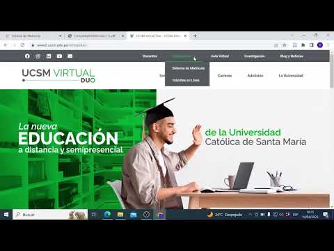 Tutorial Sistema Matricula - Consolidado de Matrícula y Horario | UCSM