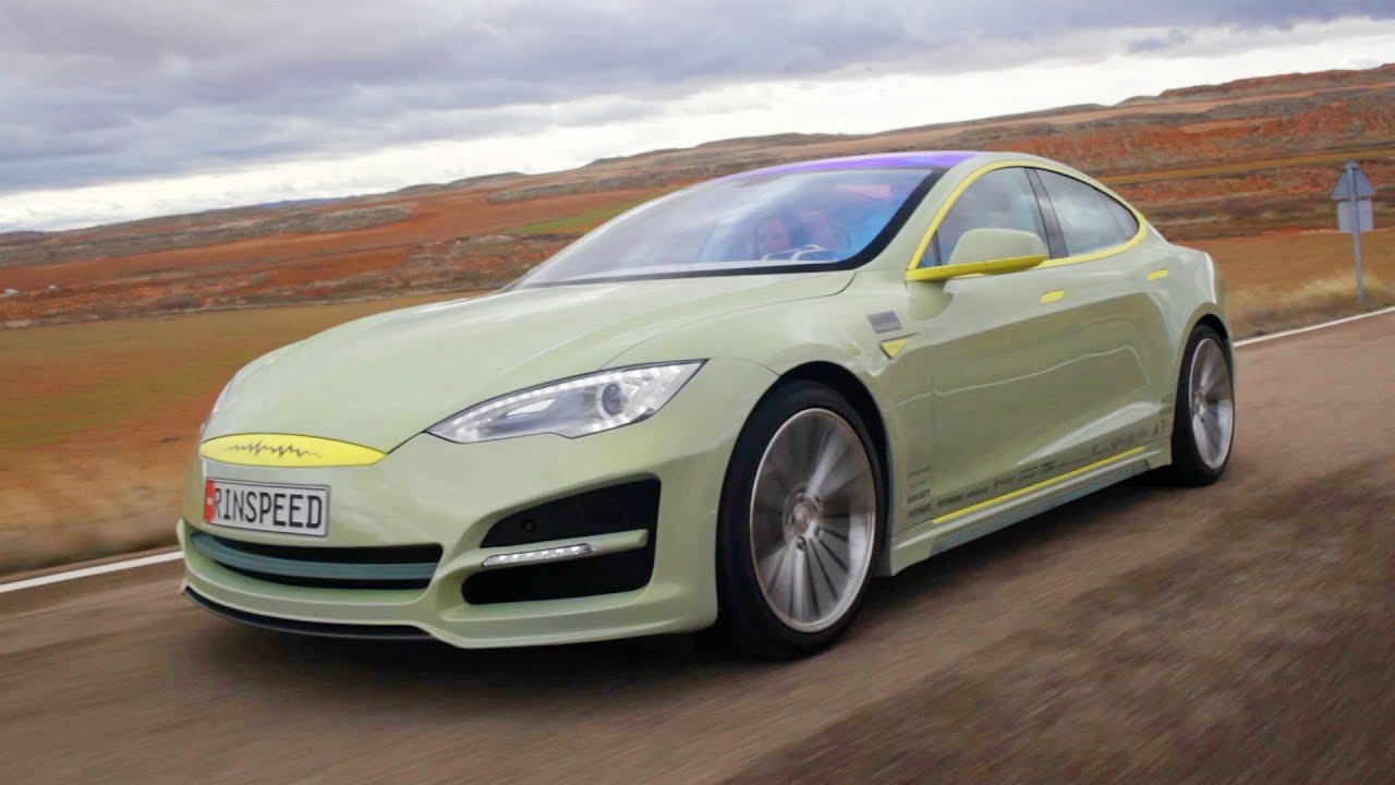 Tesla Model S by Rinspeed - XchangE: Autonomous Driving [Video ...