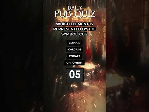 Which element is represented by the symbol 'Cu'?