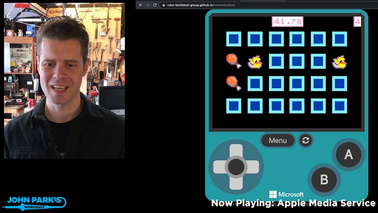 MakeCode Arcade Game of the Week: Concentration @adafruit @johnedgarpark #adafruit @MSMakeCode