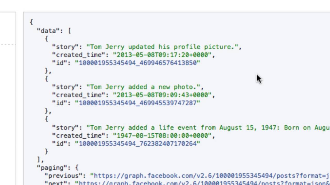 Tutorial 2 Part 1 Facebook API