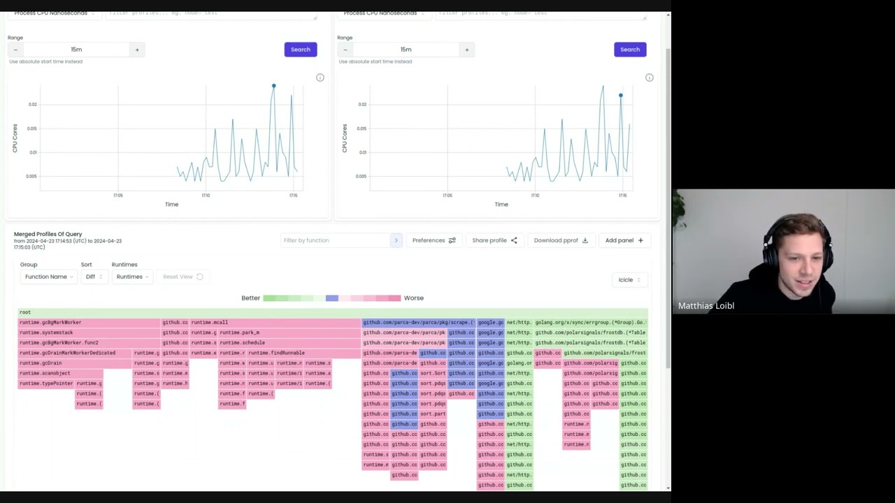 Parca Office Hours - Improved UI & Comparisions. Agent fixes and improvements.