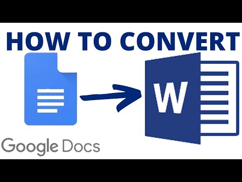 How To Convert Google Doc to Microsoft Word (2020)