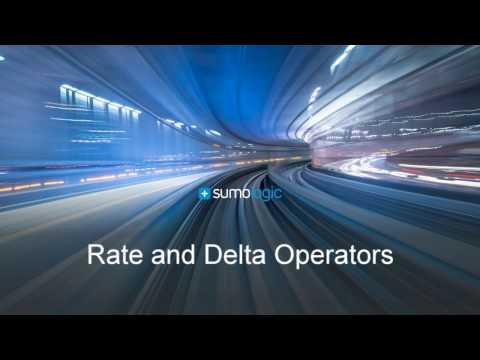 Understand changes in Your Metrics with Rate and Delta Operators with Sumo Logic