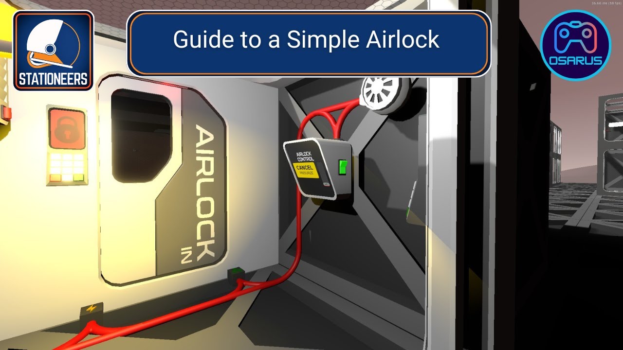 Stationeers - Guide to a Simple Airlock - Tutorial
