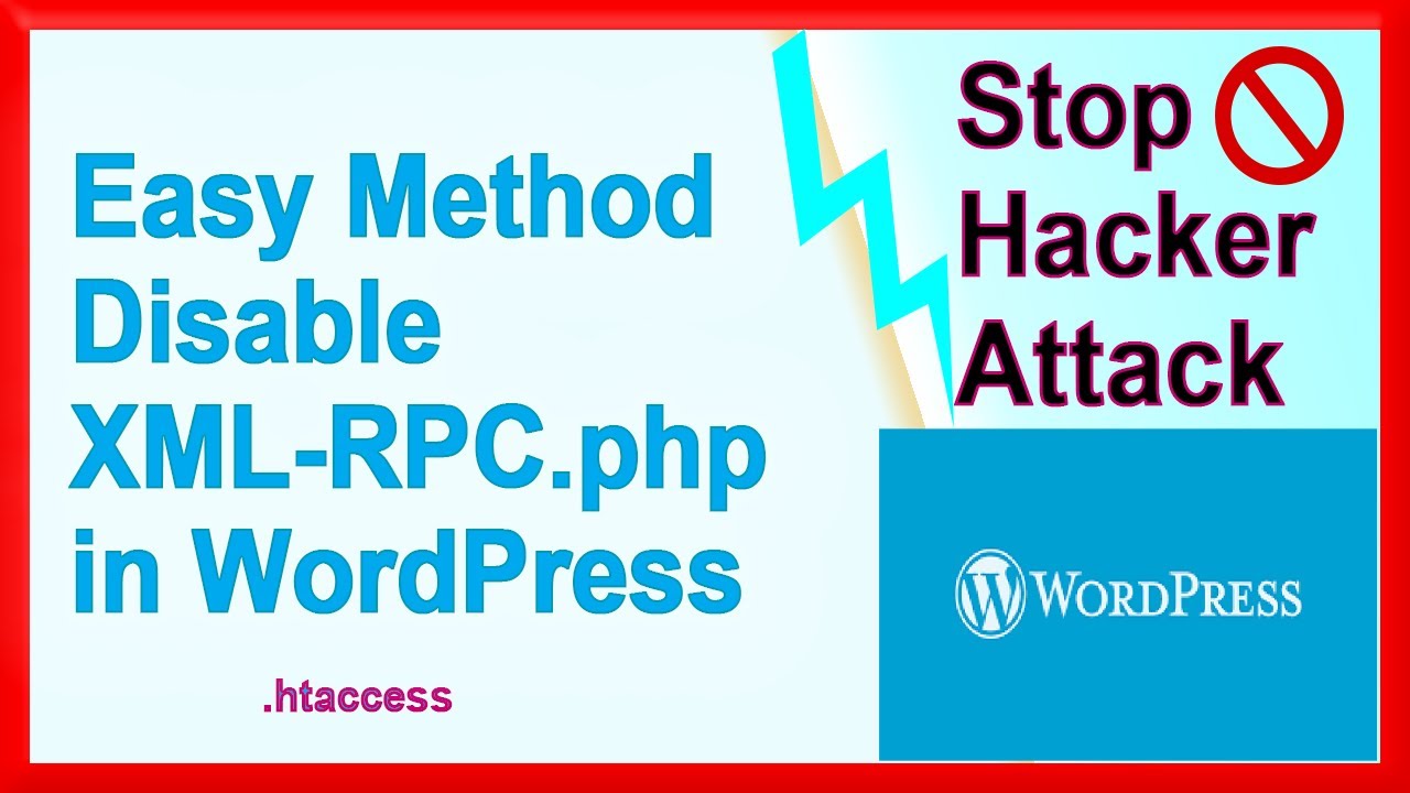 How to Disable XML-RPC | Disable XMLRPC In WordPress. PHP - Brute Force Hacker Exploit. #wordpress