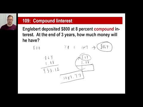 Saxon Math - Pre-Algebra 1/2: 3rd Edition (Lesson 109) - Simple and Compound Interest
