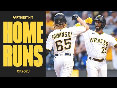Top 10 Farthest Hit Home Runs of 2023 | Pittsburgh Pirates