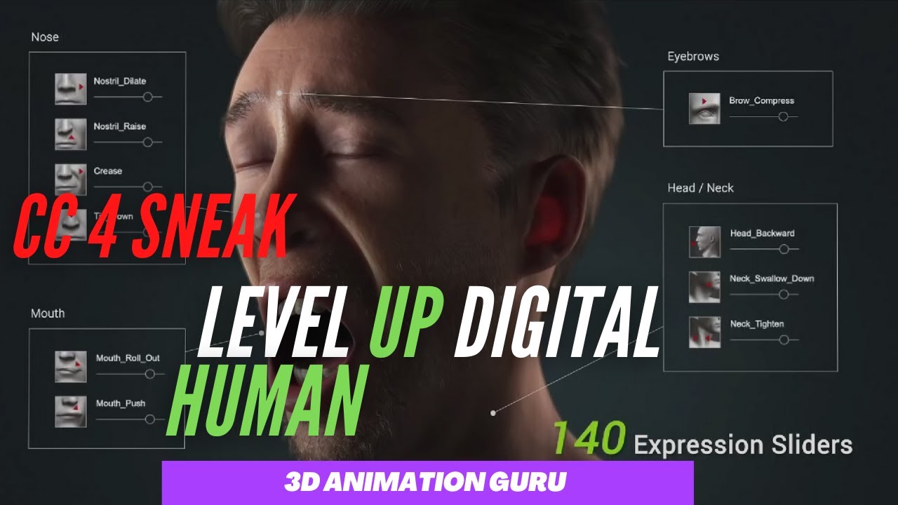 Getting Started with Character Creator 4 - Level Up Digital Human Sneak New Feature