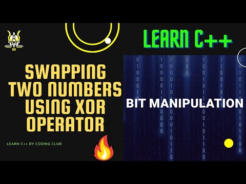 swap number using xor operator #programming #shorts #c++ #youtube #bitmanipulation