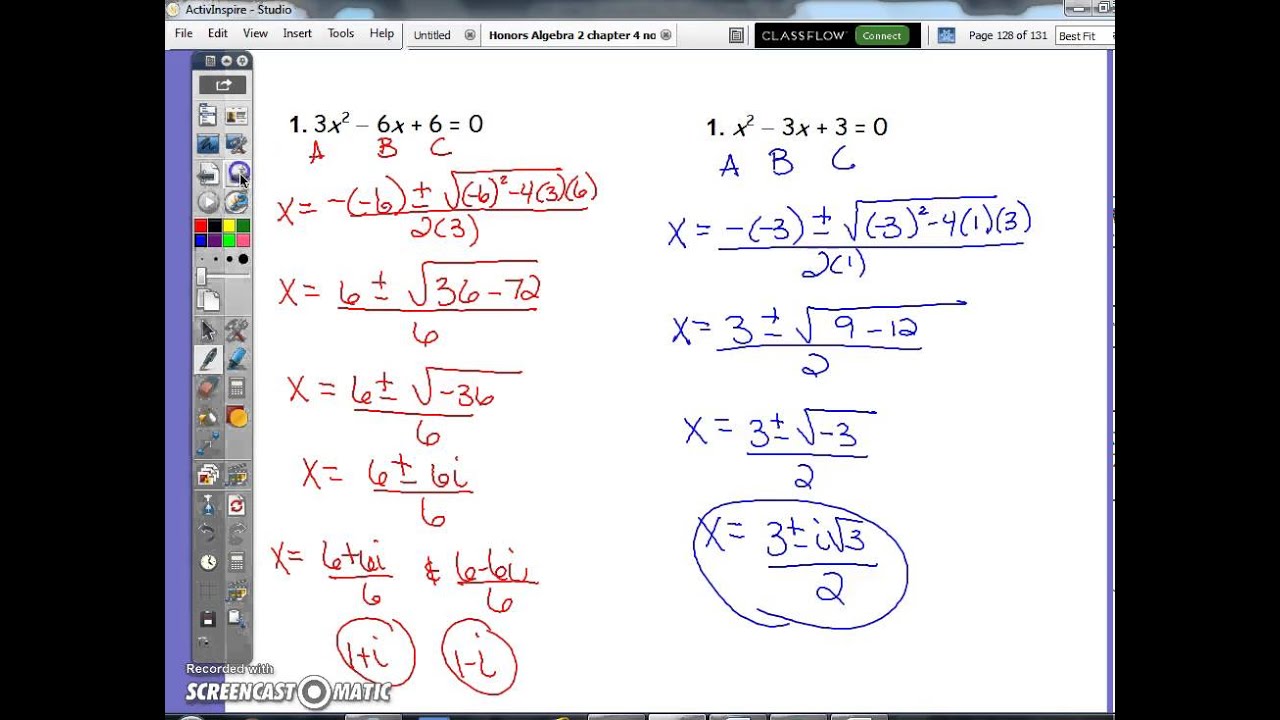 4 8 Honors Alg 2 notes