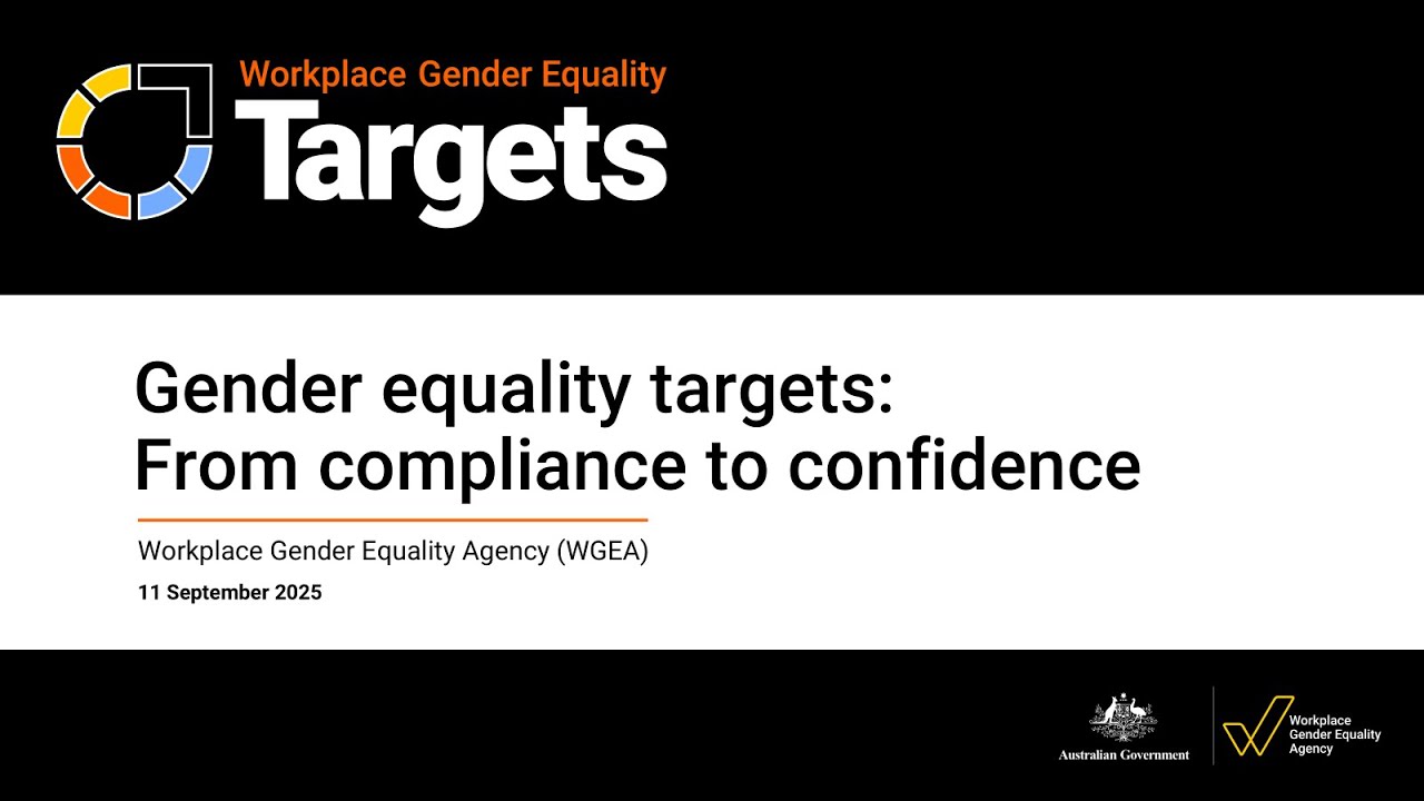 Gender Equality Targets Webinar