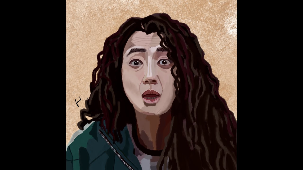 Digital Painting - Squid Game Fan Art on Procreate