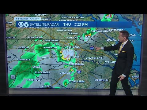 Radar shows 'insane amount of lightning' moving Richmond metro, Tri-Cities