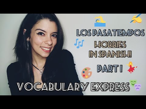 Vocabulary express: Los pasatiempos.- Hobbies in Spanish. #Shorts