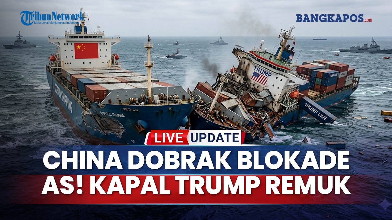 Kapal China Dobrak Blokade AS di Hormuz, Korut Kerahkan Rudal, Pasukan AS Kabur