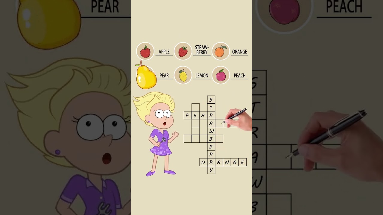 Can you get all the fruits? Challenge in Crossword Quest! (9-1)