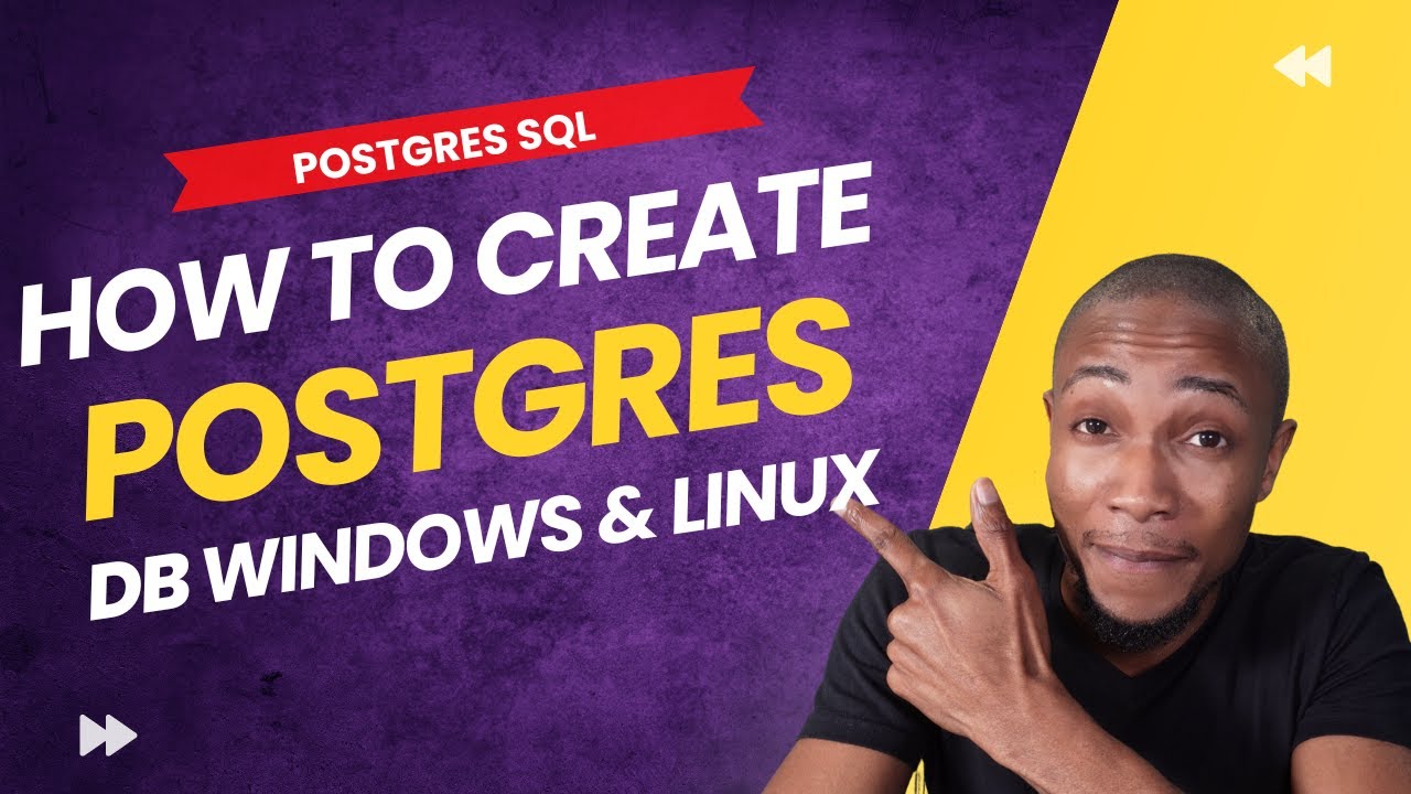 How to Create Postgres Database | Postgres Tutorial