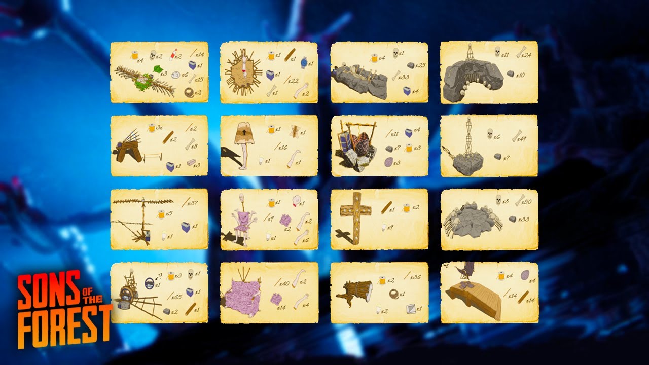 ALL 16 Blueprints Console Commands & Map Locations | Sons of the Forest