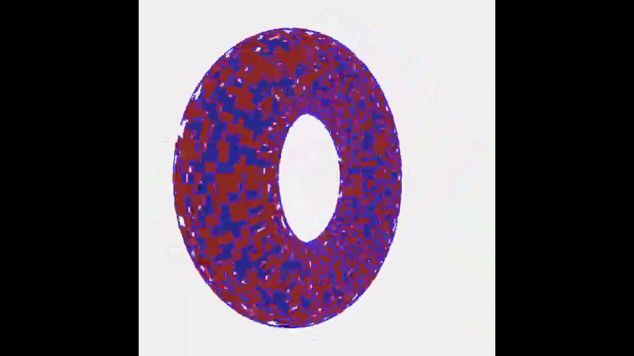 Twin torus. #art #creativecoding #programming #openframeworks