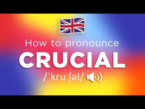 How To Pronounce Crucial (100% CORRECTLY!!)