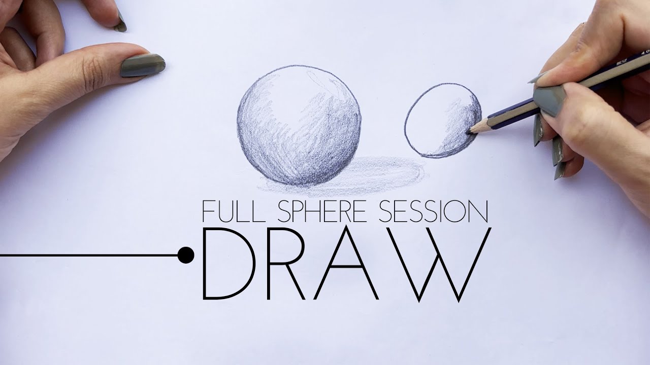 3D Sphere Drawing | Pencil Shading Technique for Beginners
