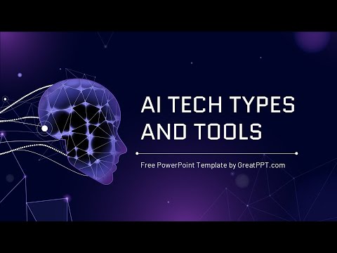 Free AI Tech Types and Tools PowerPoint Template by GreatPPT