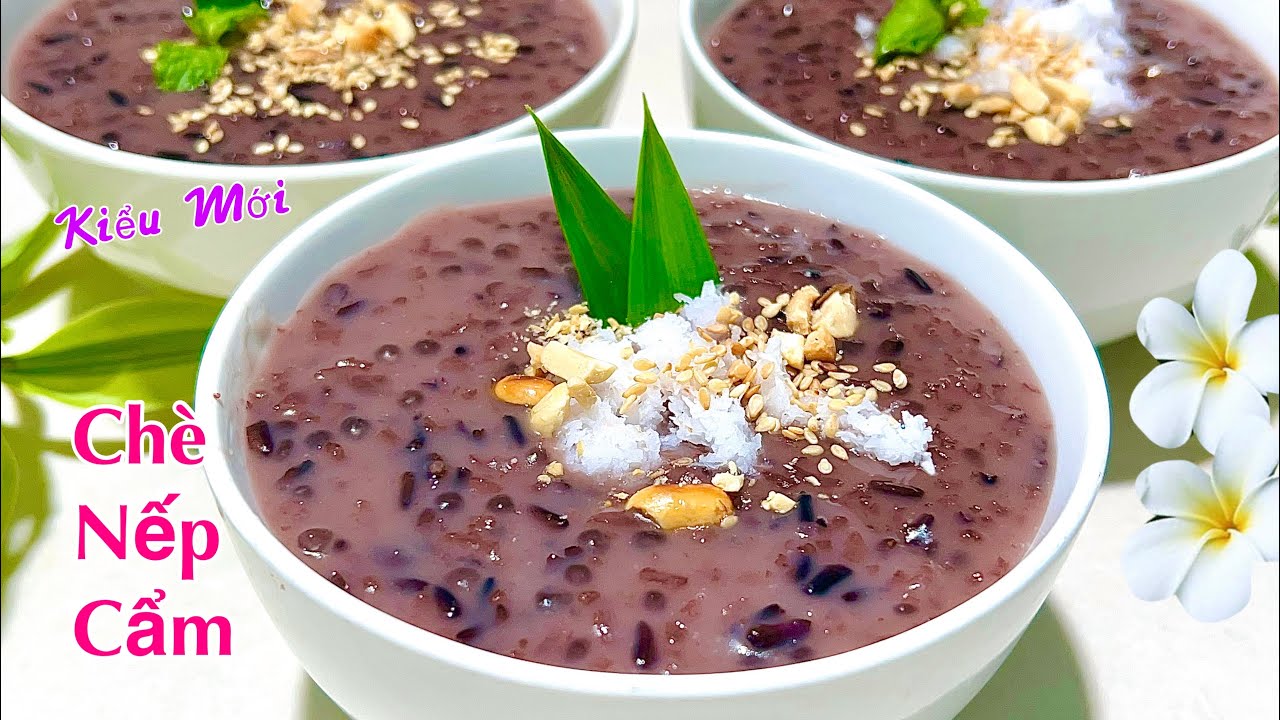 Cách làm chè nếp than đơn giản tại nhà