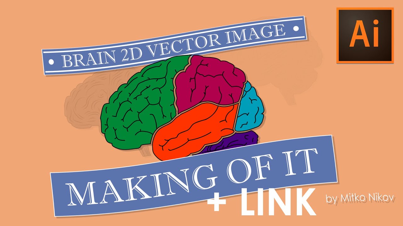 Brain 2D Vector Image FREE + Time-Lapse Making