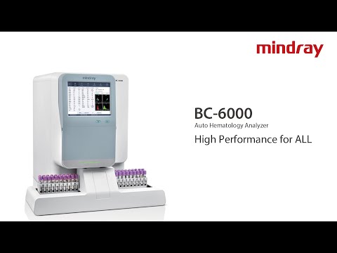 Mindray Cell Counter - Mindray BC 6000 Auto Hematology Analyzer Trader ...
