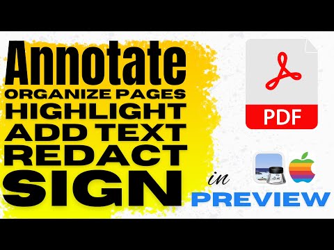 How to Edit PDFs with Preview App for Mac Tutorial & Review