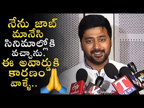 Director Rahul Ravindran Emotional Speech - 66th National Film Awards Winner 2019 - Bullet Raj