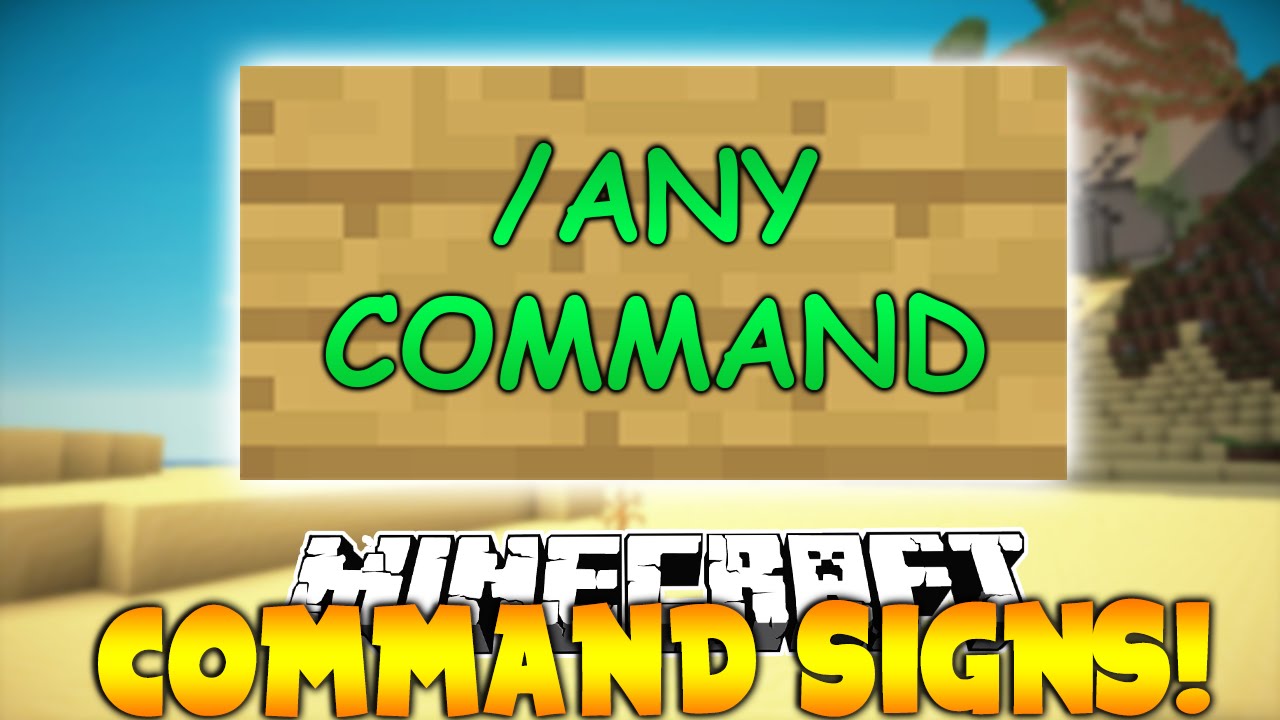 Minecraft Plugin: CommandSigns!