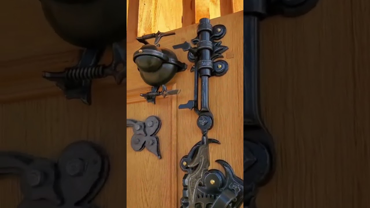 The Valhalla Doors located at Daniels Wood Land in Paso Robles #blacksmith #valhalla #shorts