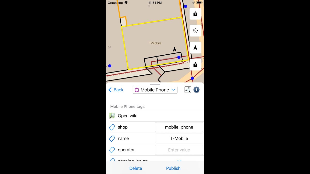 OpenStreetEditor - new OpenStreetMap editor for iOS on JOSM presets