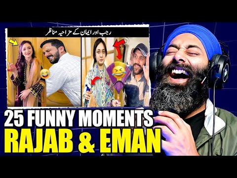 Indian Reaction on 25 Funny Moments Of Rajab & Eman