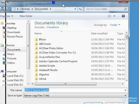 TechPowerUp GPU-Z video demo
